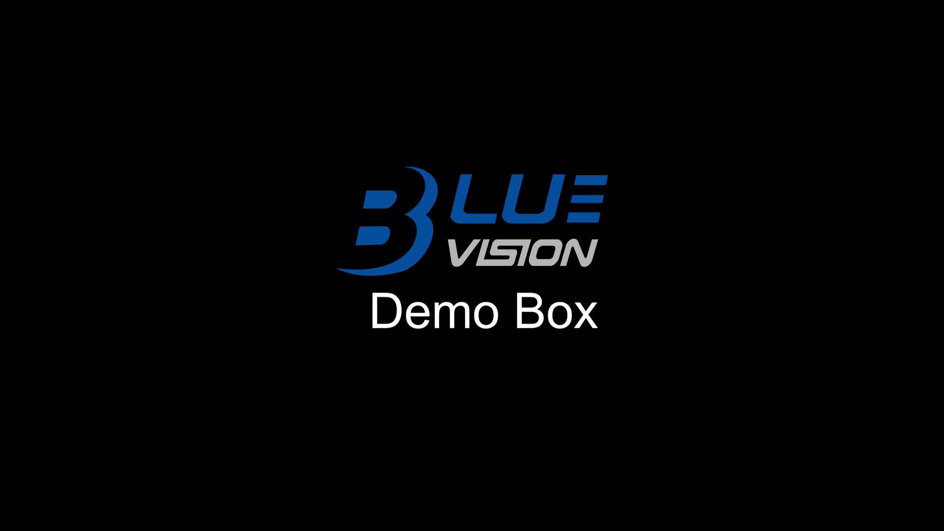 BlueVision LED linear light demo box
